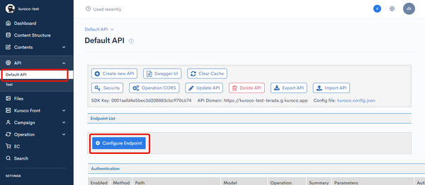 How To Check The Data Structure Using Swagger Ui Enterprise Headless Cms Kuroco
